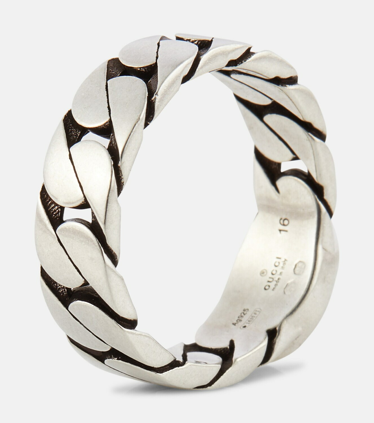 Gucci Interlocking G sterling silver ring Gucci