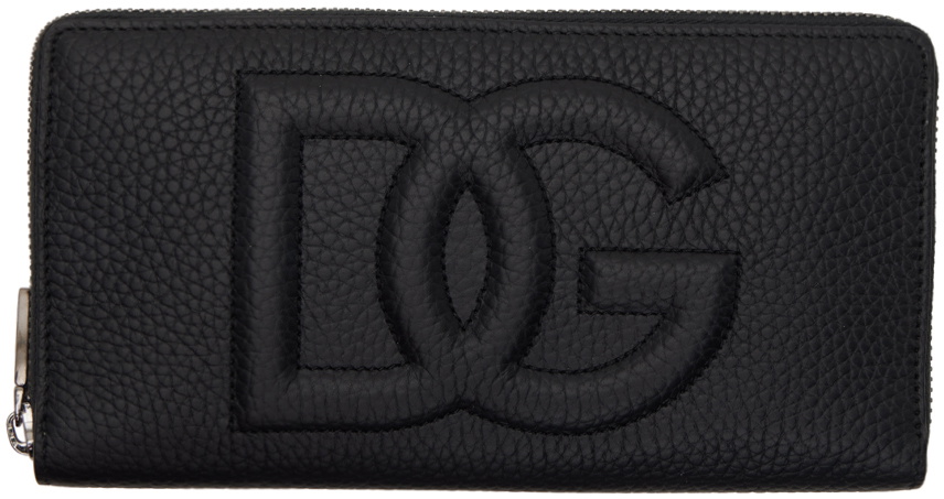 Dolce&Gabbana Black 'DG' Logo Wallet Dolce & Gabbana