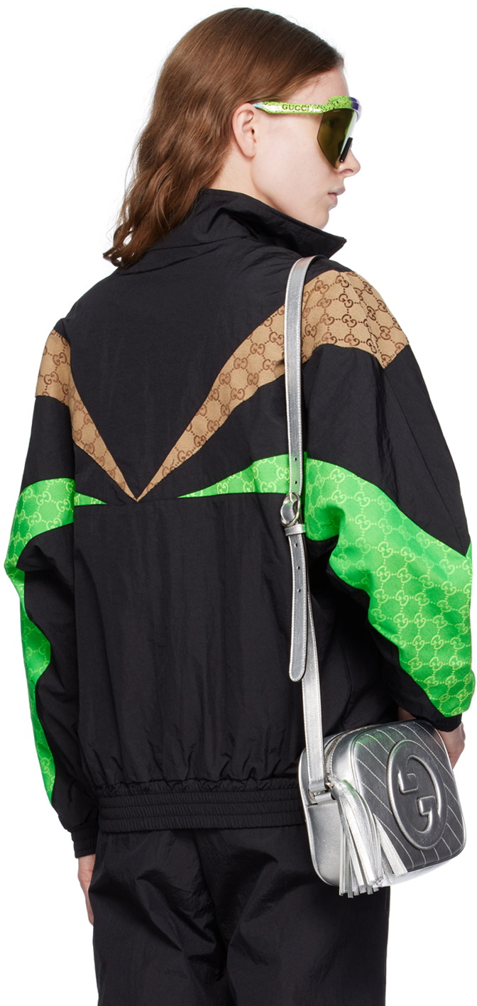 Gucci Black Paneled Jacket Gucci