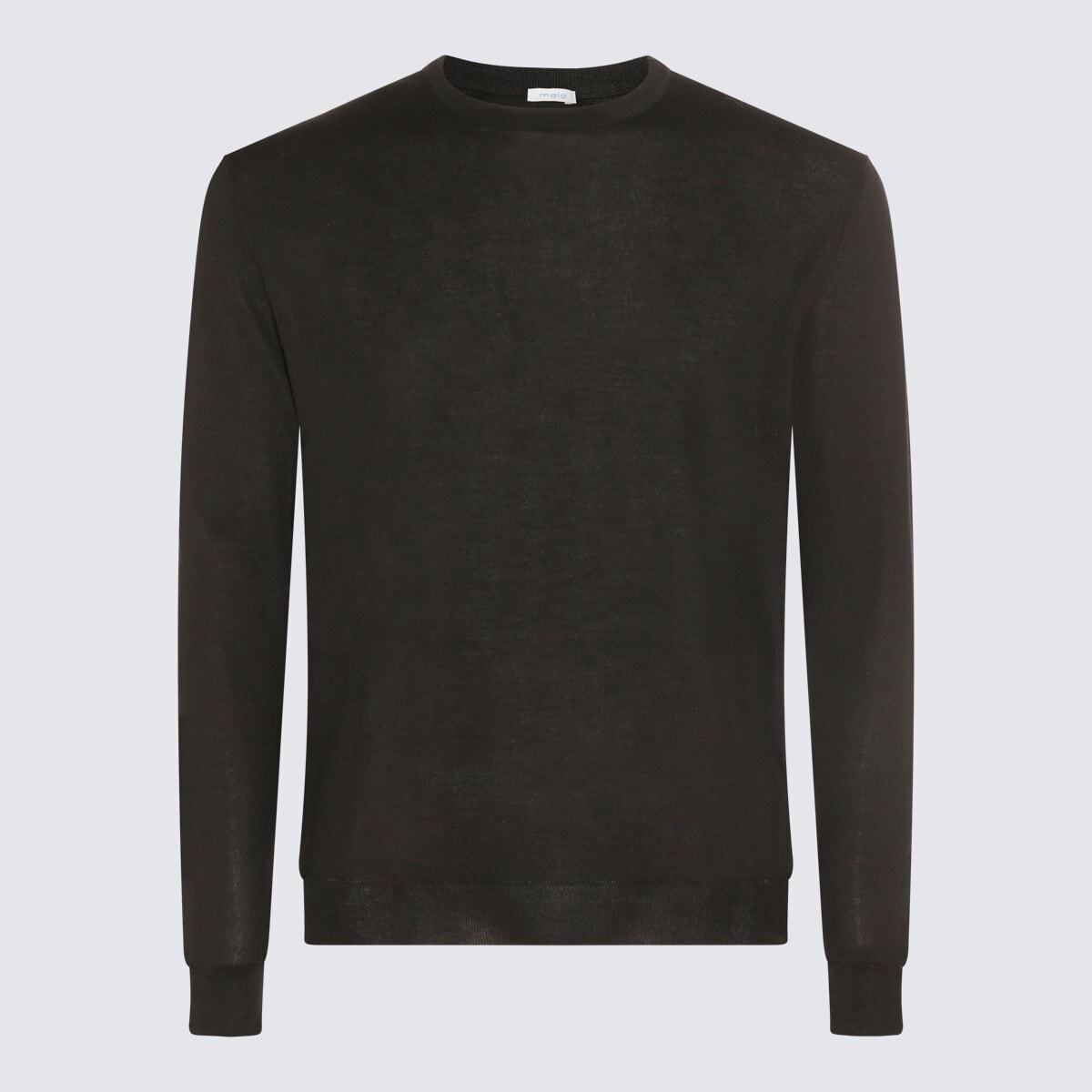 Malo Black Wool Knitwear Malone Souliers