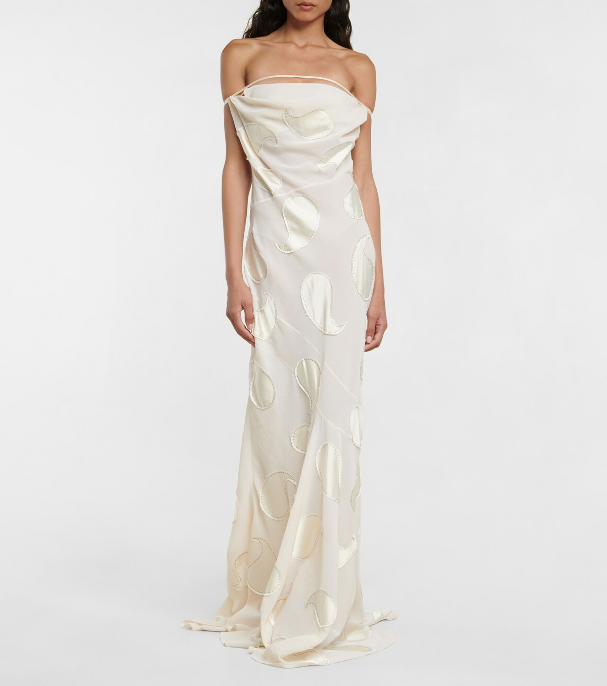 Jacquemus - La Robe Draggiu appliquéd cotton gown Jacquemus