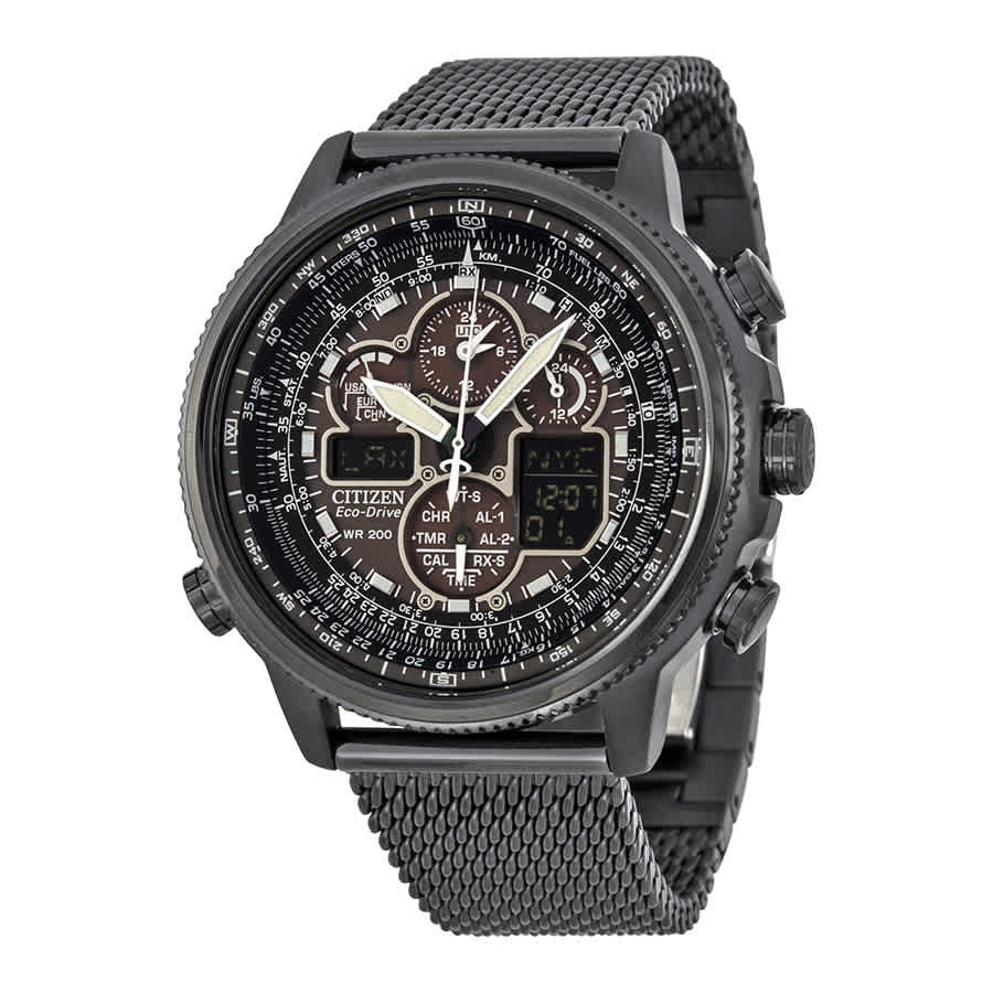 Citizen Navihawk A-T Eco-Drive Chronograph Mens Watch JY8037-50E Citizen