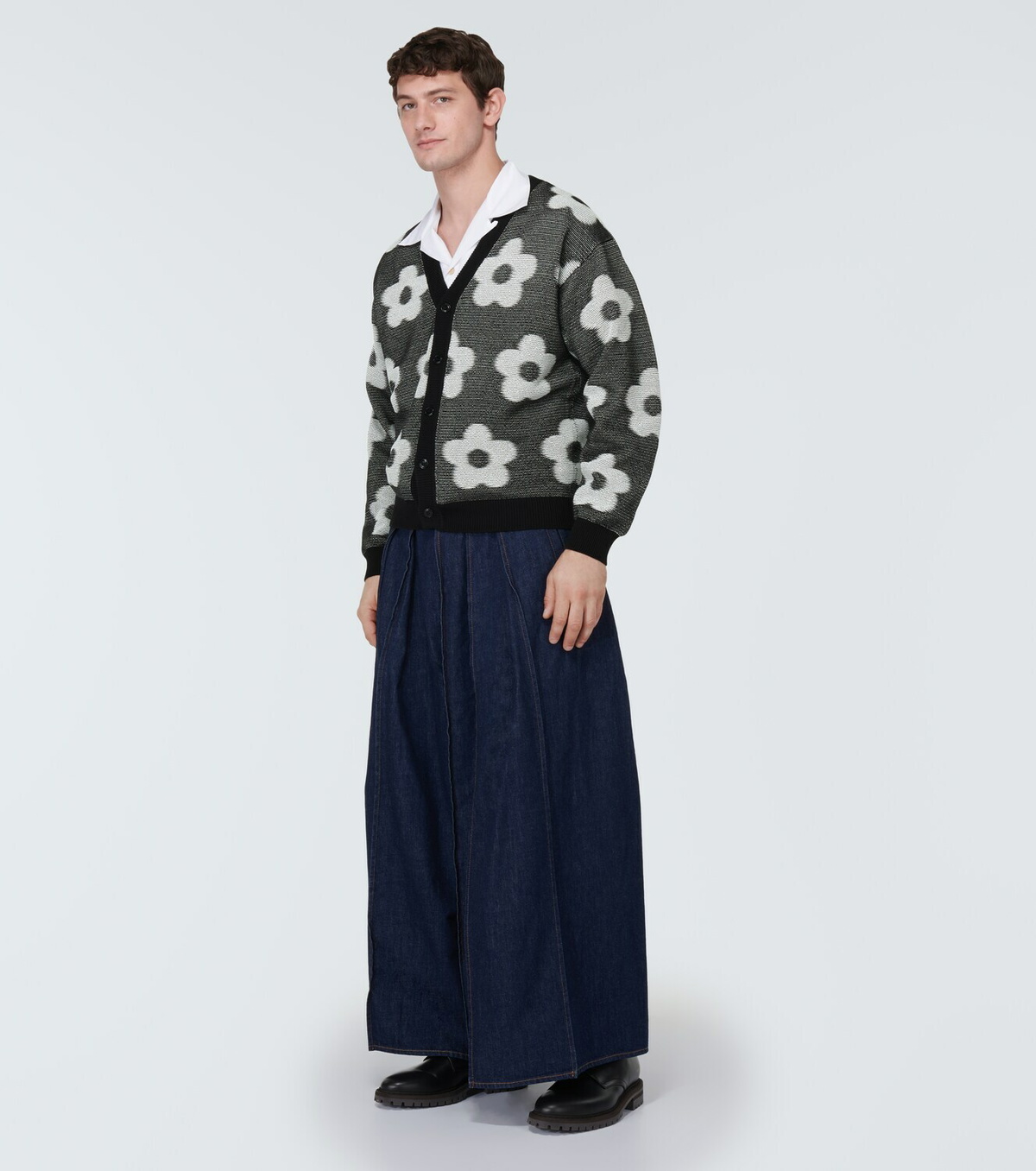 Kenzo Flower Spot cotton jacquard cardigan Kenzo