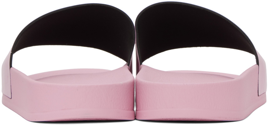 Off-White Purple Stamped Slides Off-White