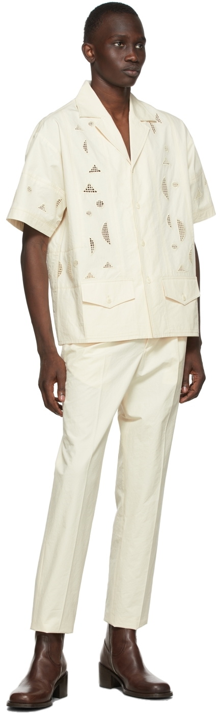 Nanushka Off-White Gini Trousers Nanushka
