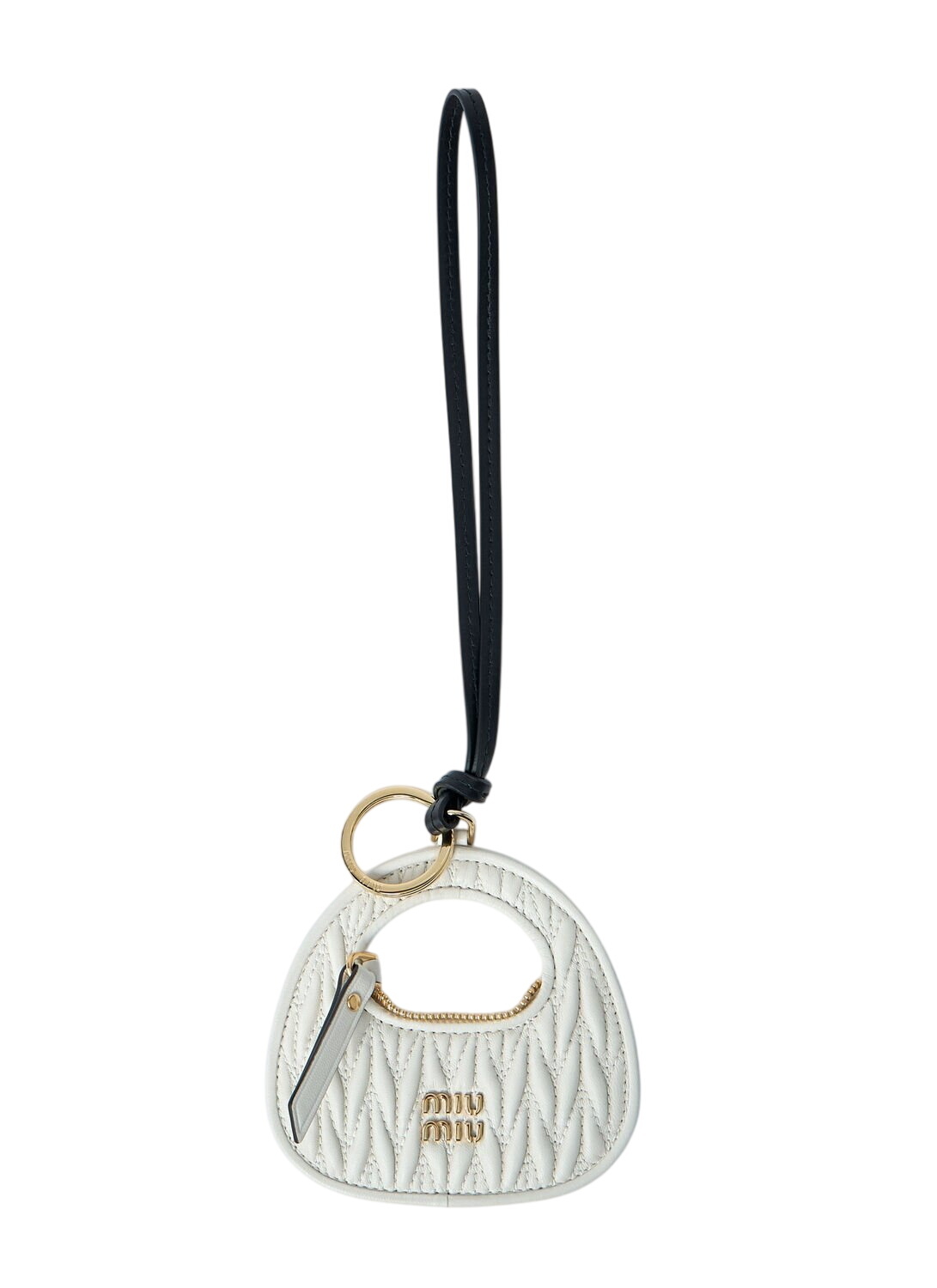 Miu Miu Wander Leather Keyring Miu Miu