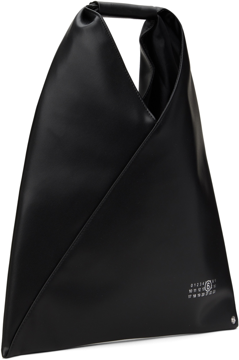 MM6 Maison Margiela Black Small Triangle Tote MM6 Maison Margiela