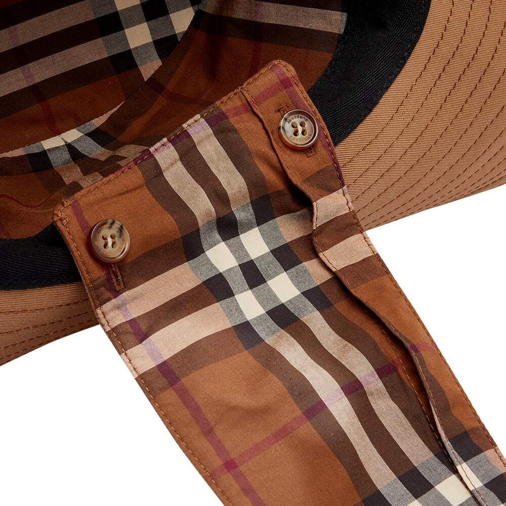 Burberry Women's Ear Muff Bucket Hat in Dusty Caramel Burberry