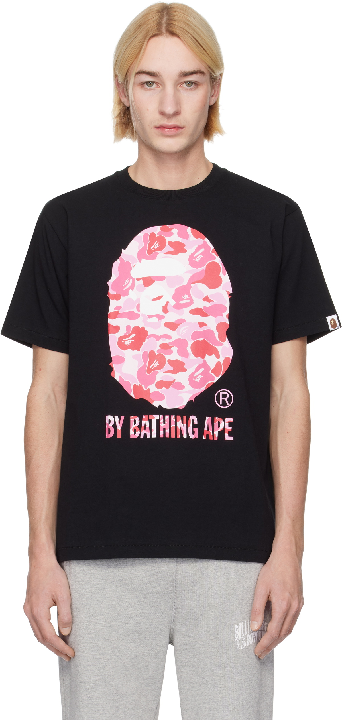 BAPE Black ABC Camo 'By Bathing Ape' T-shirt A Bathing Ape
