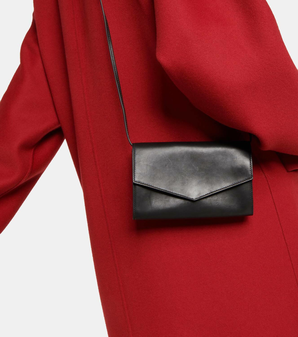 The Row Envelope leather crossbody bag The Row