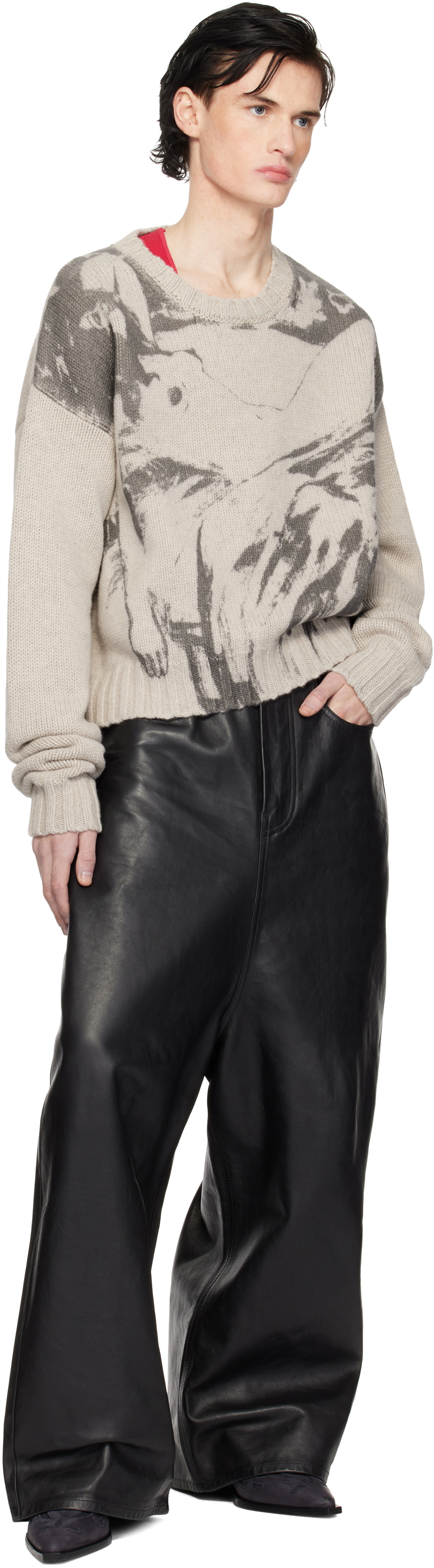 Enfants Riches Déprimés Taupe 'Past In Vain' Sweater Enfants Riches ...