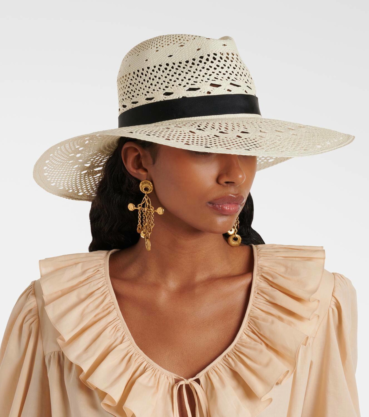 Chloé Chloé Panama straw sun hat Chloe
