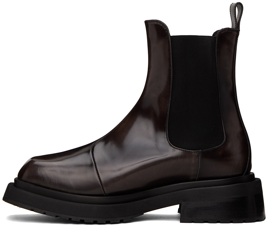 Eckhaus Latta Brown Mike Chelsea Boots Eckhaus Latta