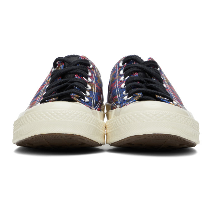 Converse Blue and Pink Digital Daze Chuck 70 Sneakers Converse
