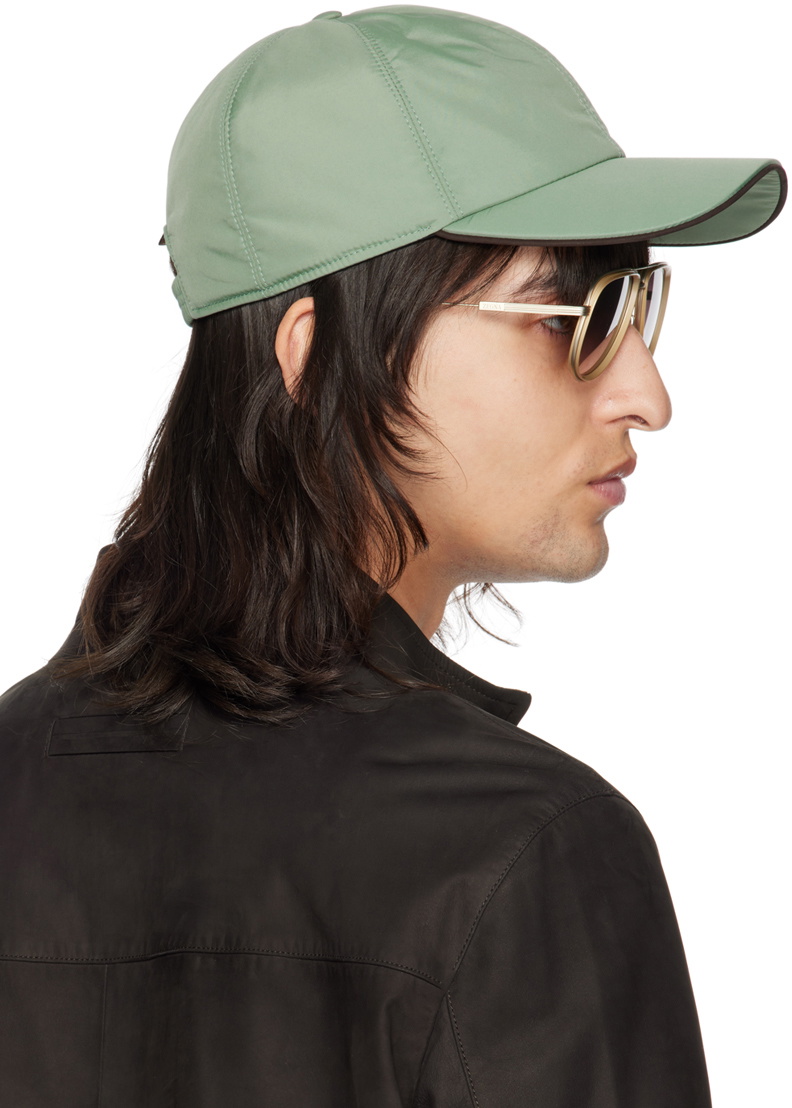 ZEGNA Green Technical Fabric Baseball Cap Zegna
