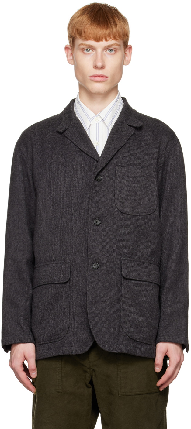 Engineered Garments Gray Loiter Blazer Engineered Garments