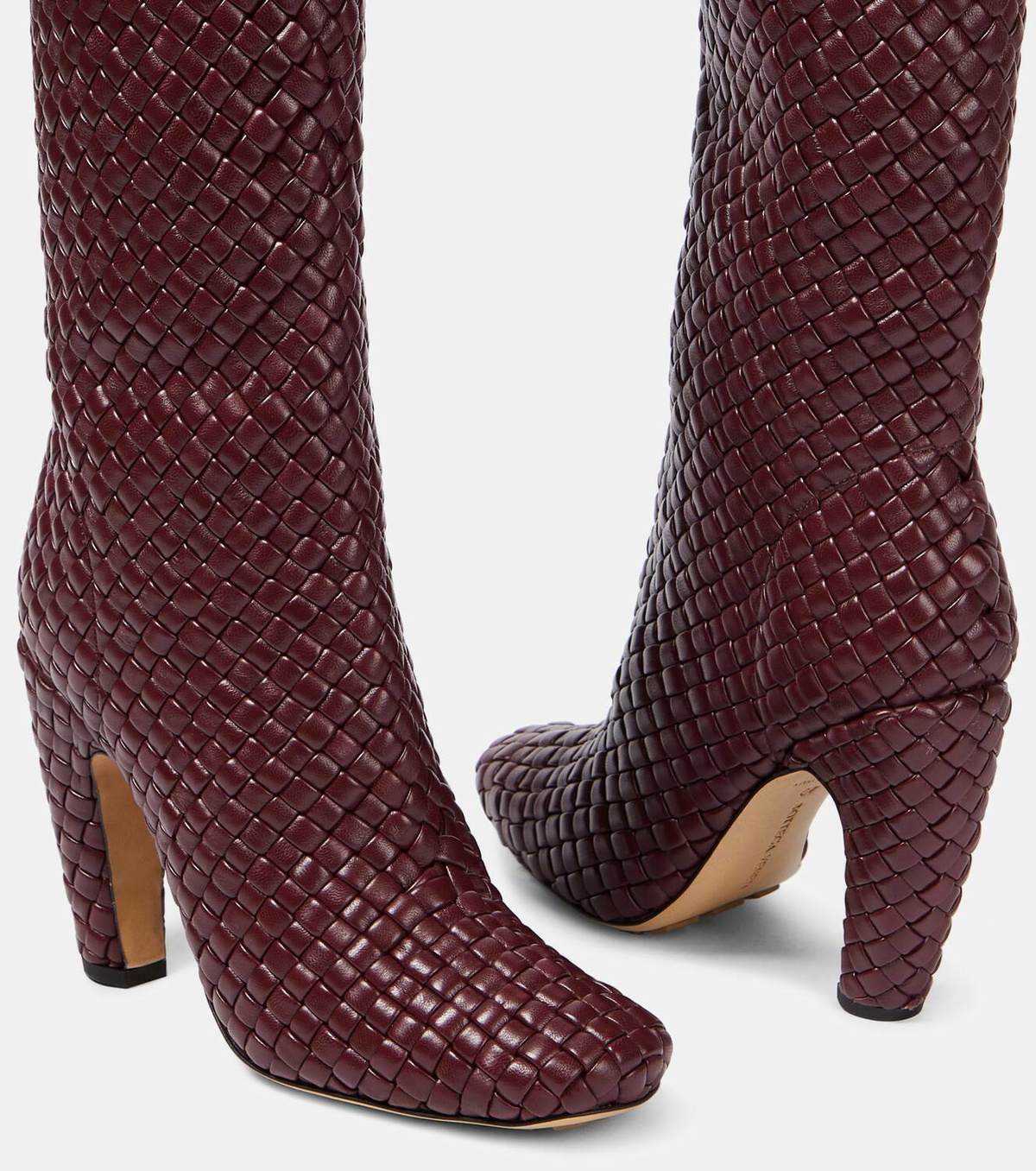 Bottega Veneta Canalazzo leather over-the-knee boots Bottega Veneta