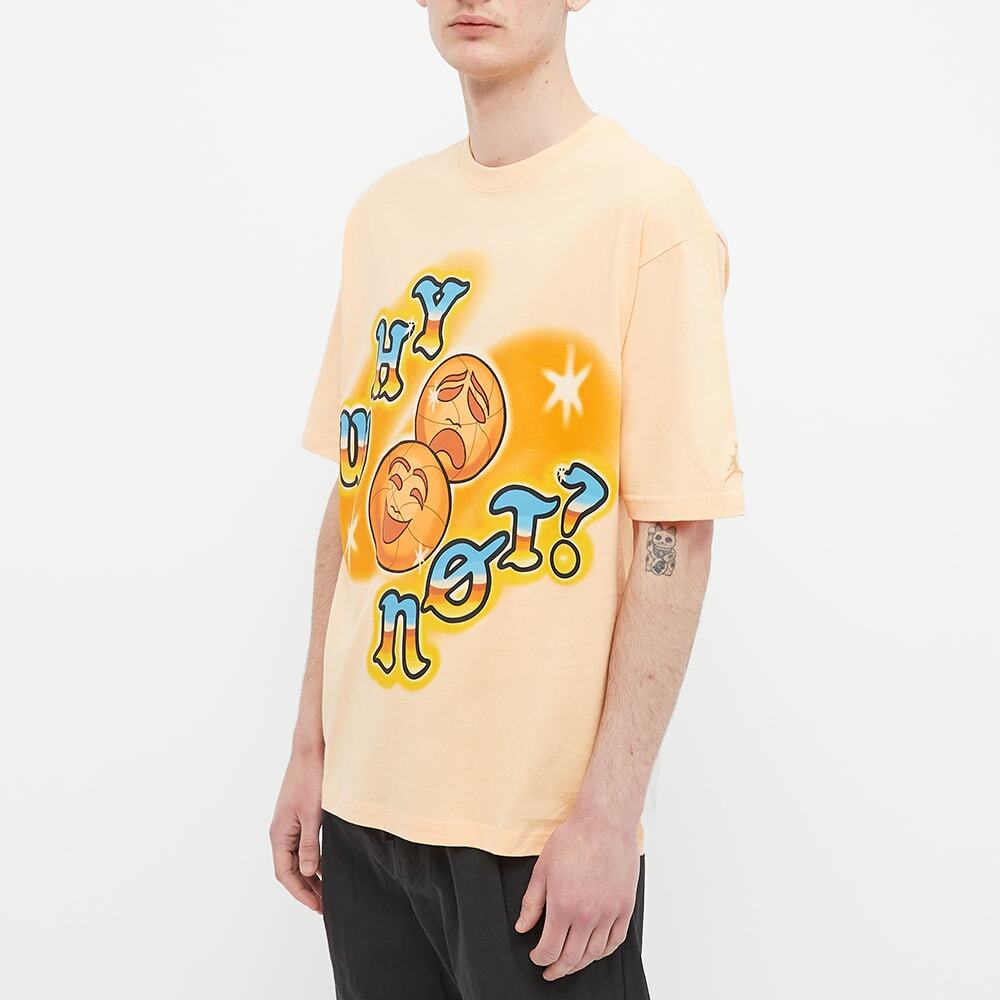 Air Jordan Men's Westbrook Why Not T-Shirt in Orange Chalk/Hot Curry ...