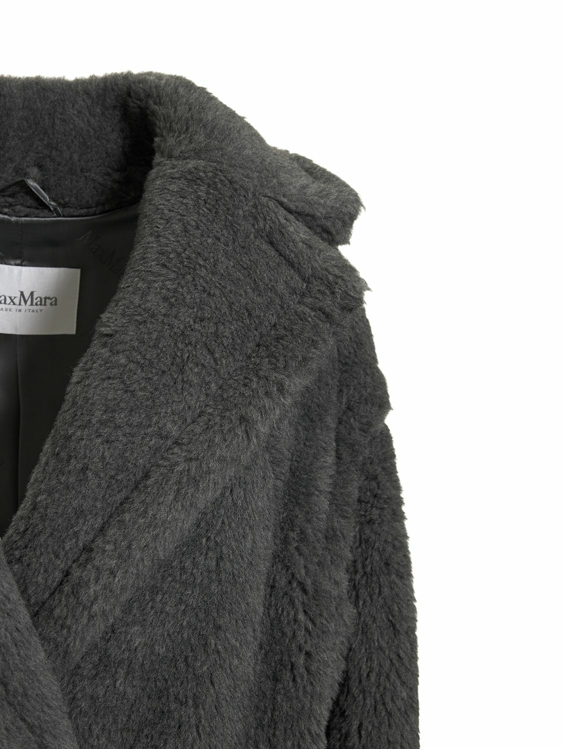 MAX MARA Teddy Wool Blend Midi Coat Max Mara