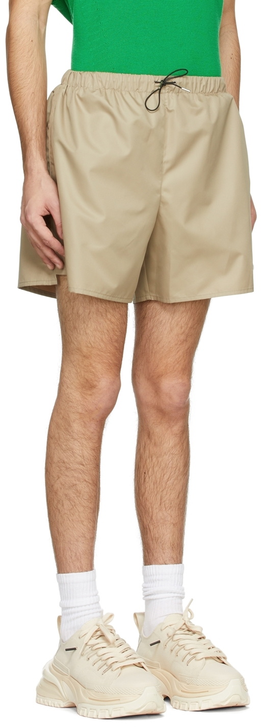 Wooyoungmi Beige Polyester Shorts Wooyoungmi
