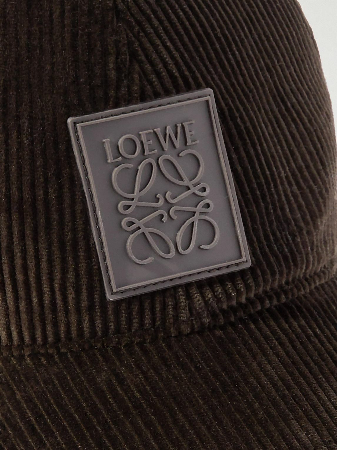 LOEWE - Logo-Appliquéd Cotton-Corduroy Baseball Cap Loewe