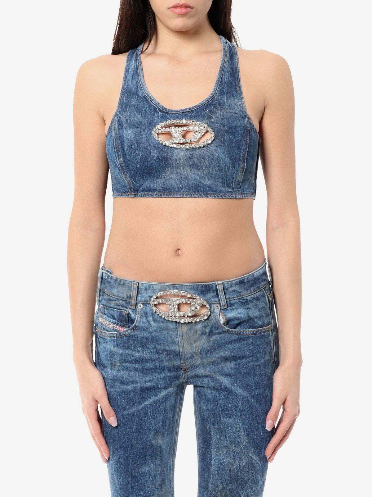 Diesel Top Blue Womens Diesel