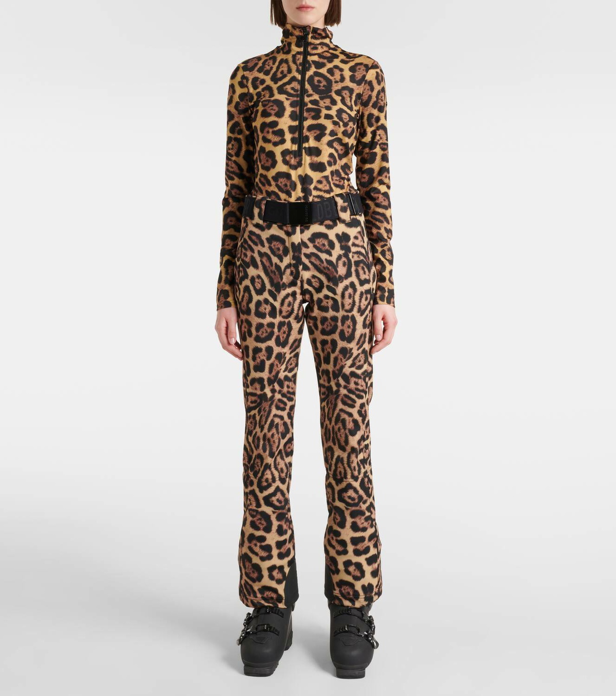 Goldbergh Cathy leopard-print ski bodysuit Goldbergh