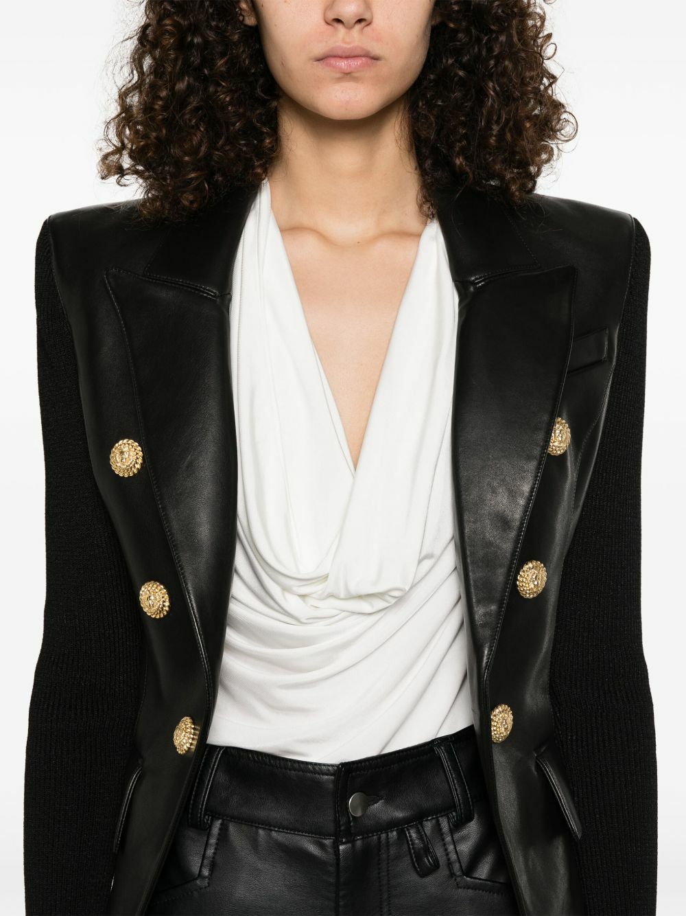 Balmain Leather Jacket Balmain