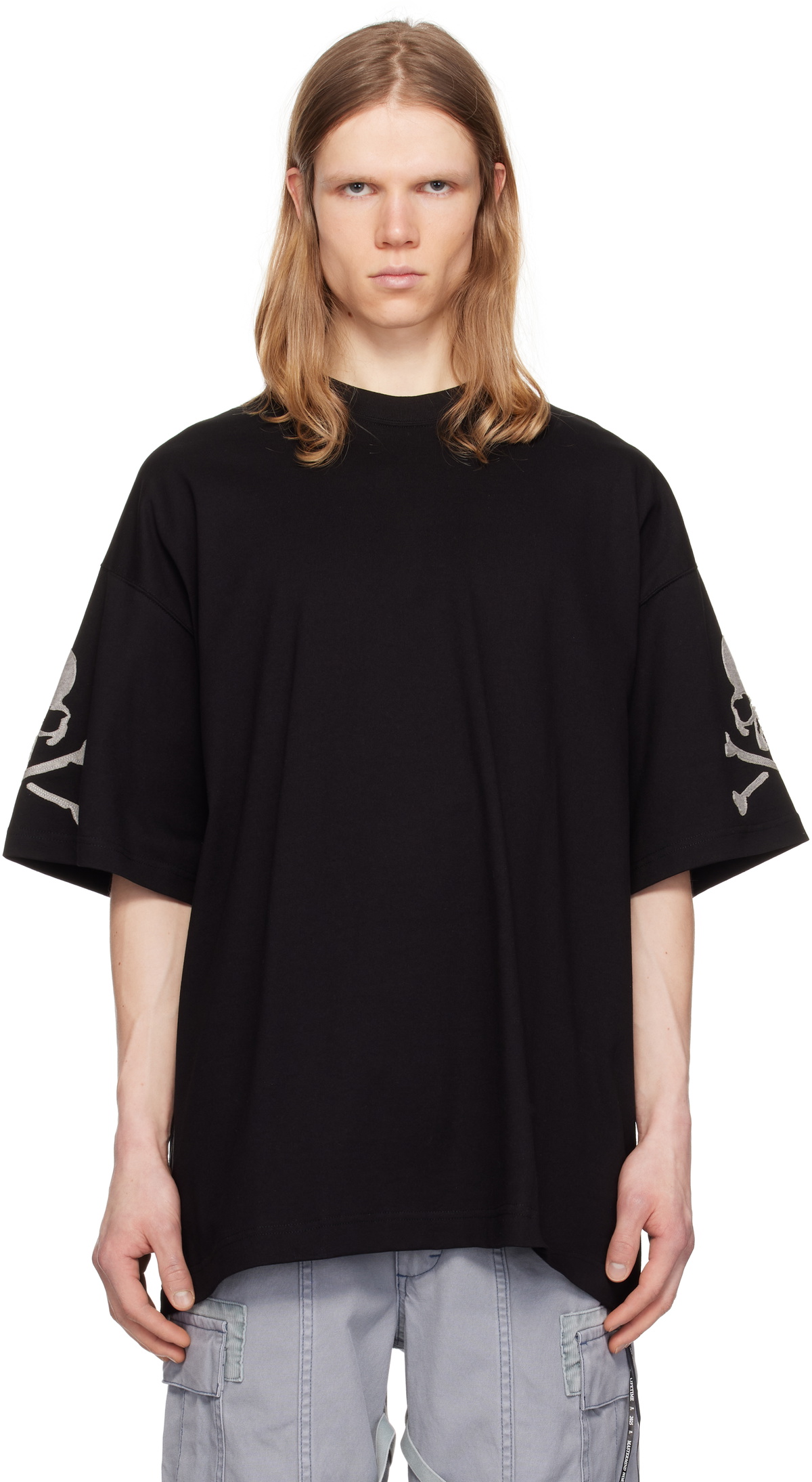 MASTERMIND WORLD Black MW Patch T-shirt MASTERMIND WORLD