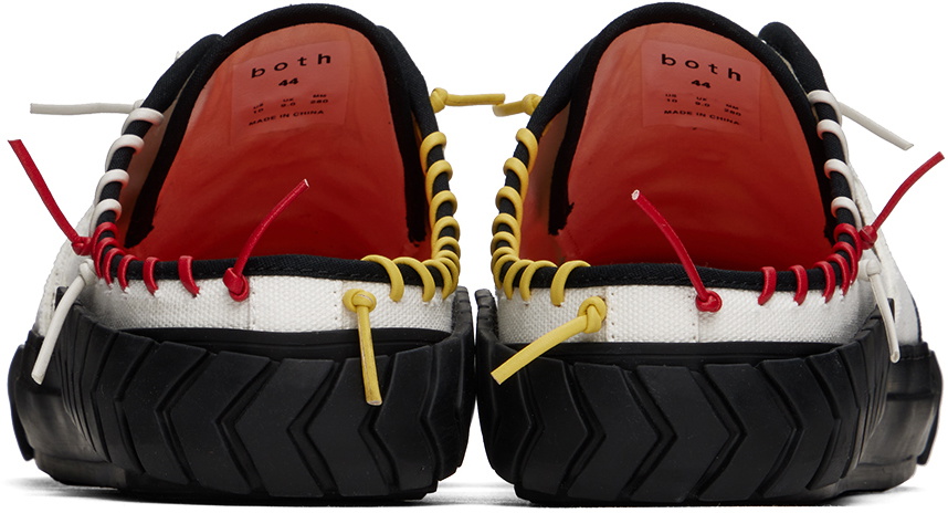 both White Tyres Deconstruct Slippers both