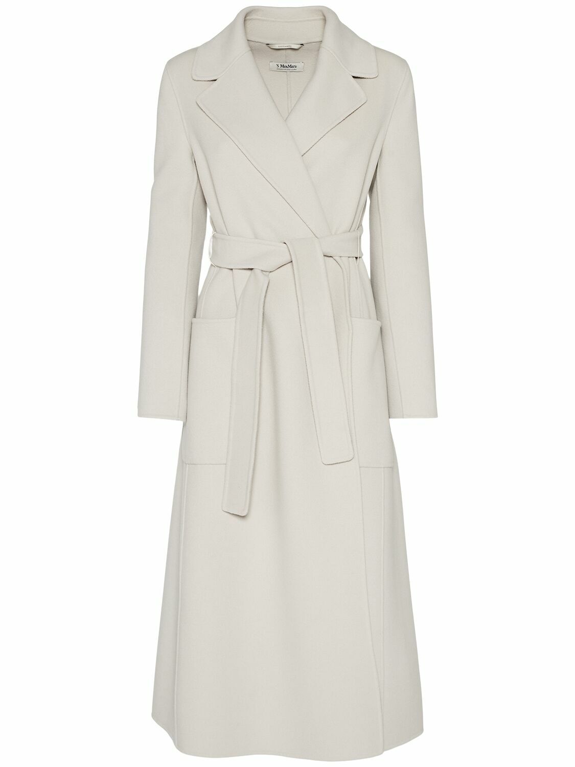 'S MAX MARA Paolore Belted Wool Long Coat S Max Mara