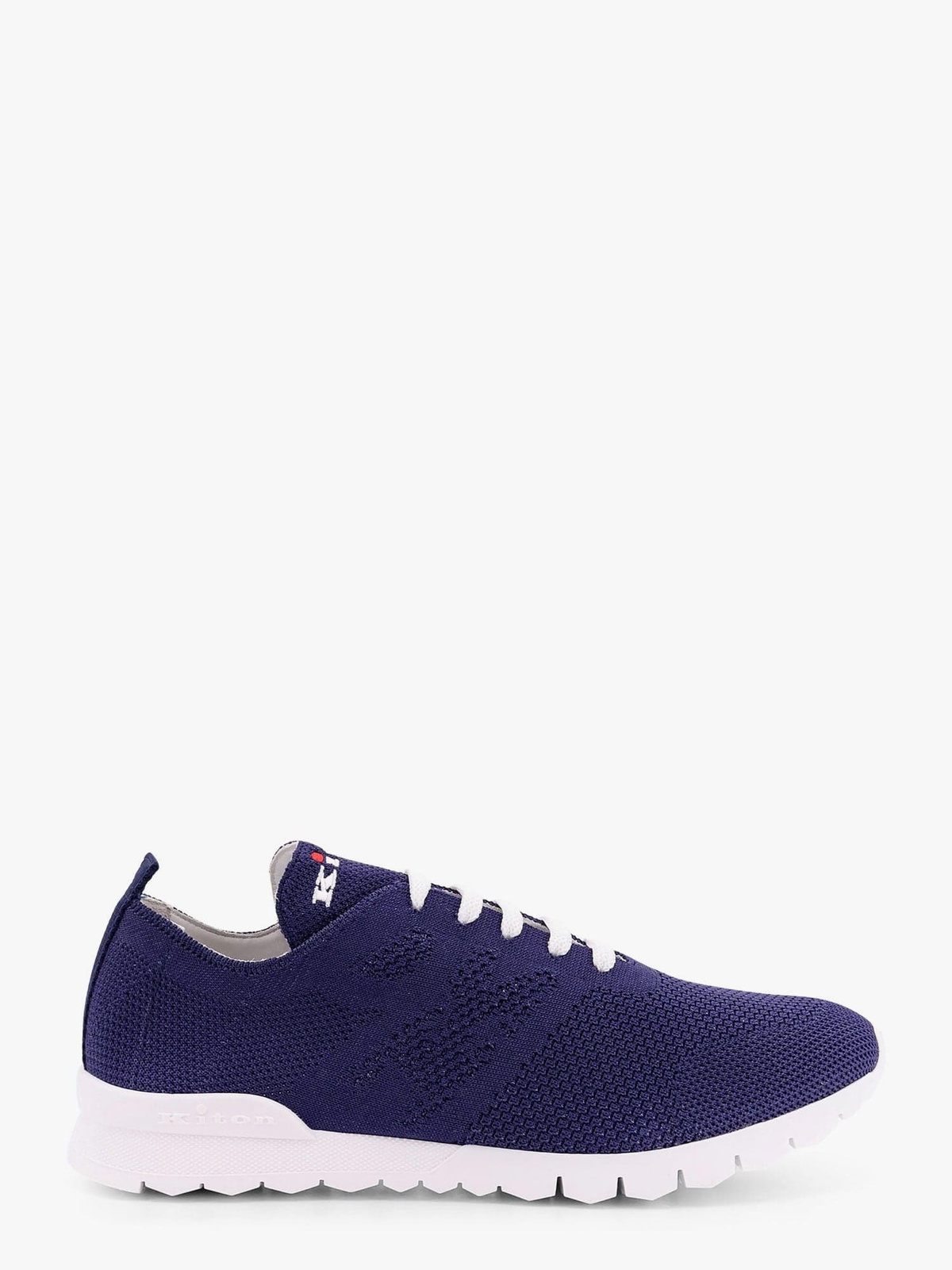 Kiton Knit Sneakers With Lateral Monogram Kiton