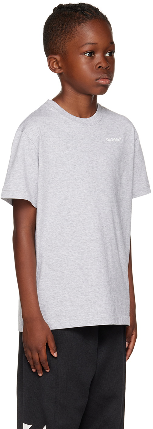 Off-White Kids Gray Monster Arrow T-Shirt Off-White