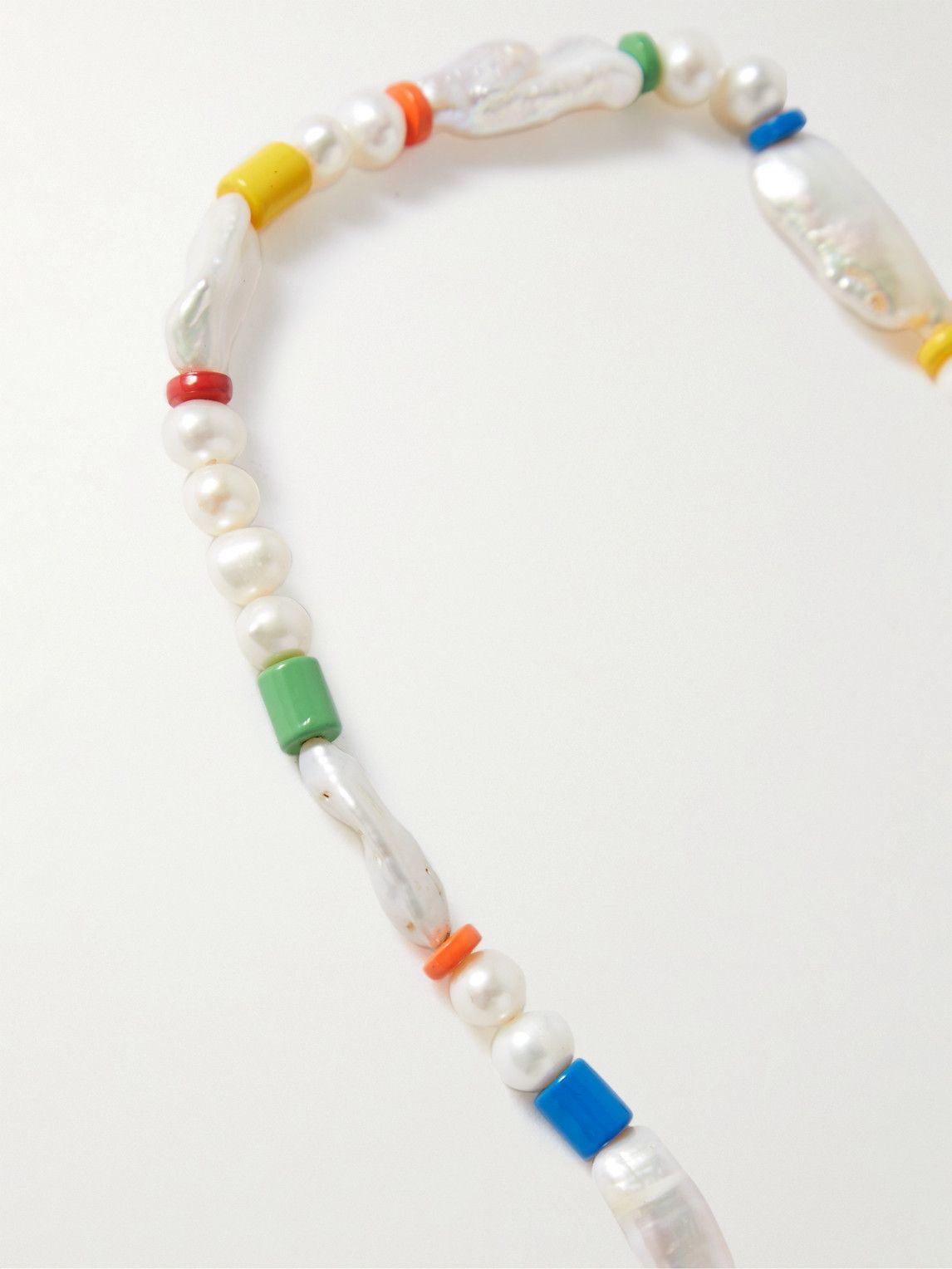 éliou - Phea Pearl and Enamel Beaded Phone Strap éliou