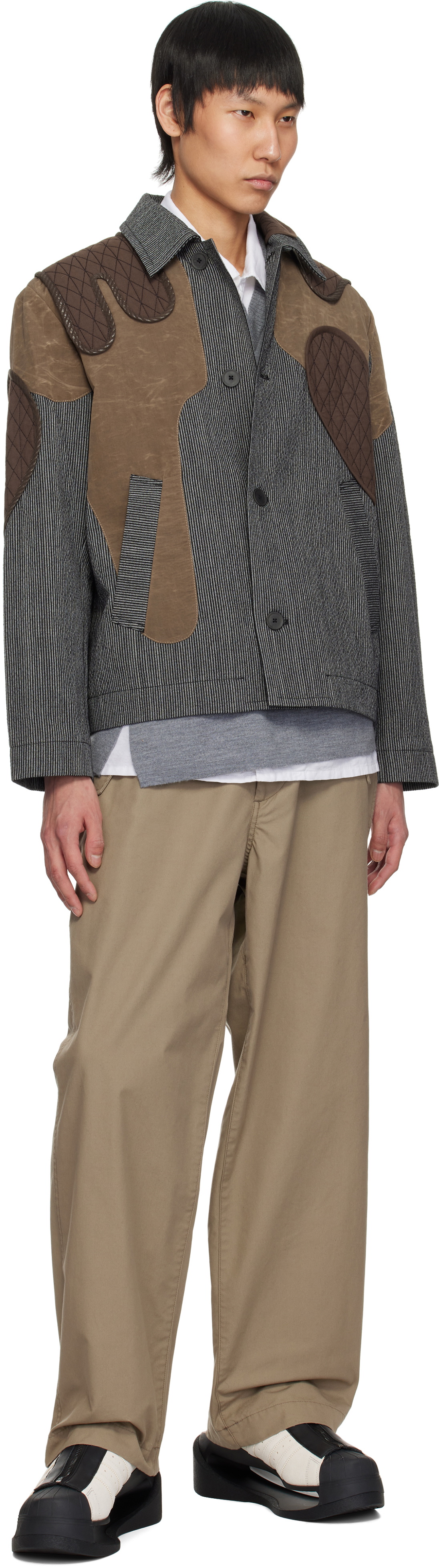 Craig Green Gray Utility Patch Jacket Craig Green