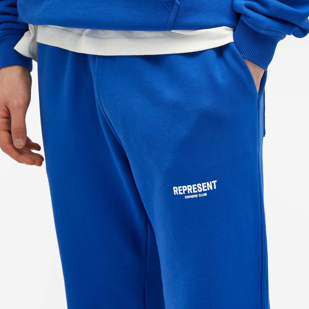 Represent Men's Owners Club Sweatpant in Cobalt Blue Represent
