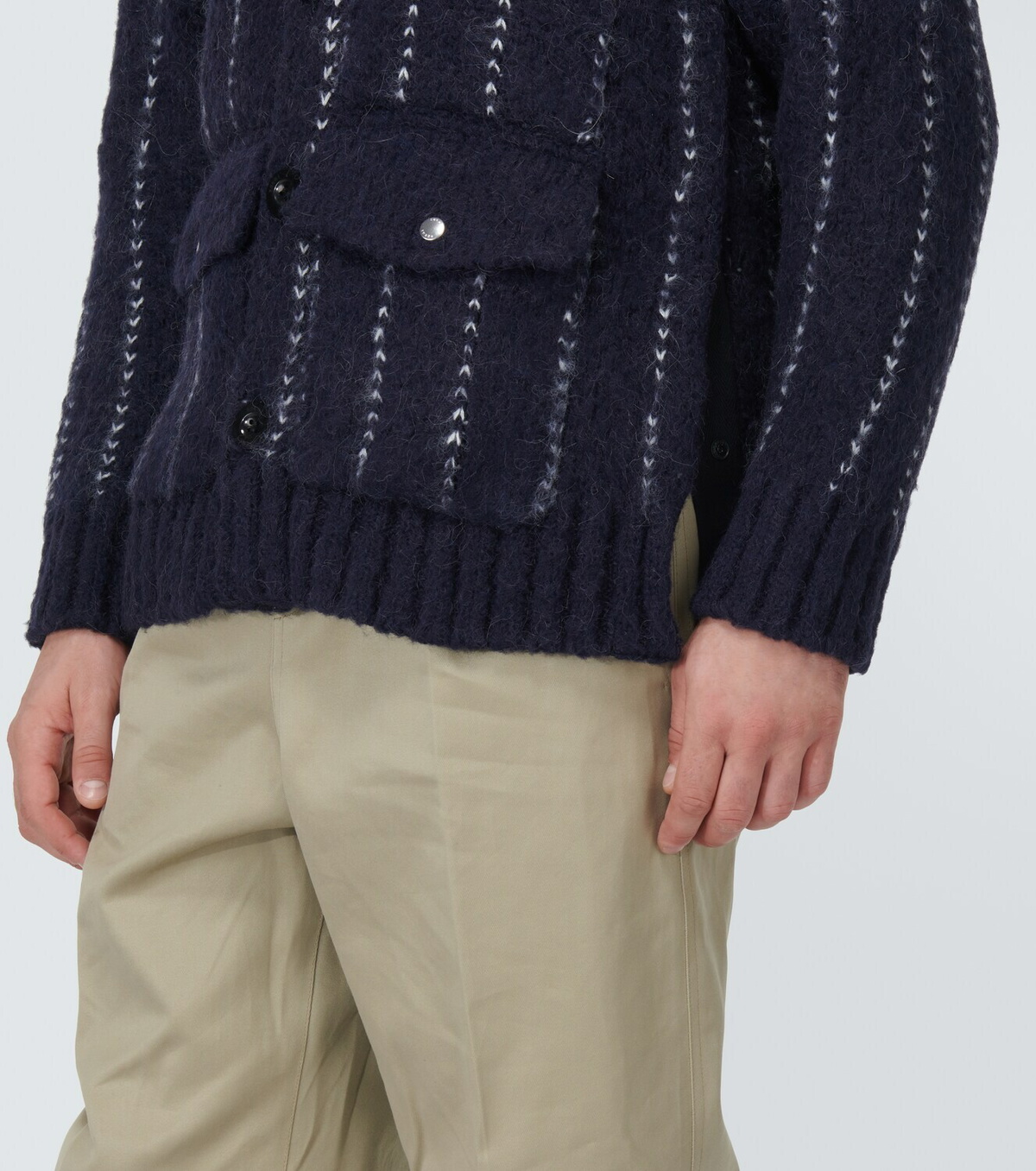 Sacai Wool-blend blouson jacket Sacai