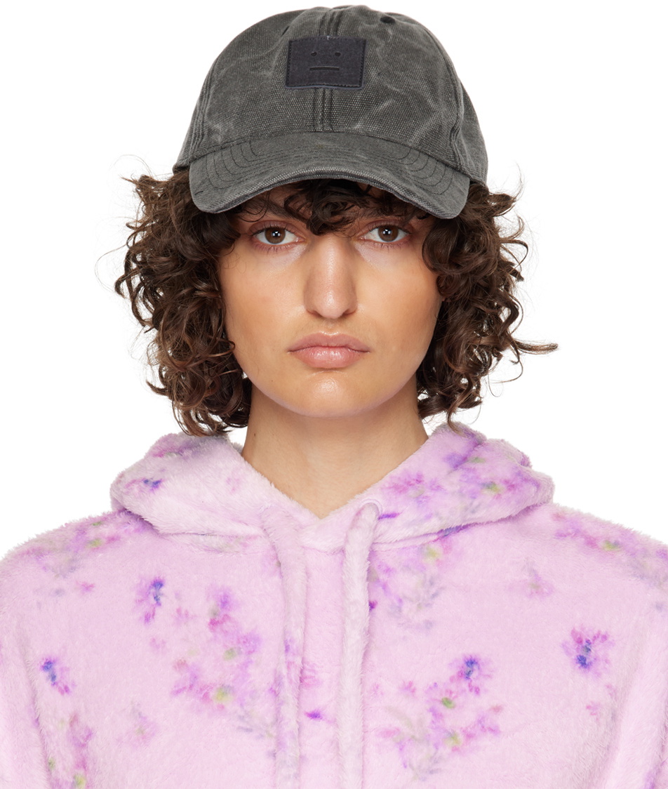 Acne Studios Gray Patch Cap Acne Studios