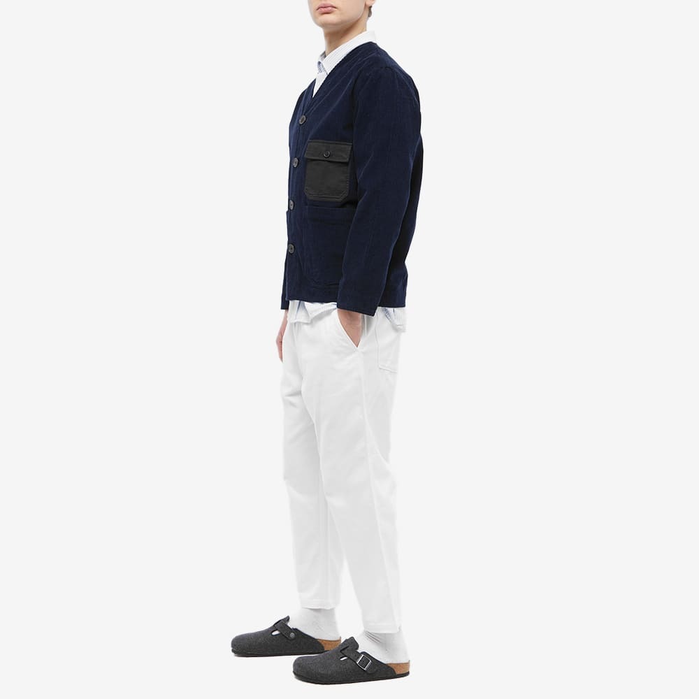 Universal Works Men's Twill Hi Water Trouser in Ecru Universal Works