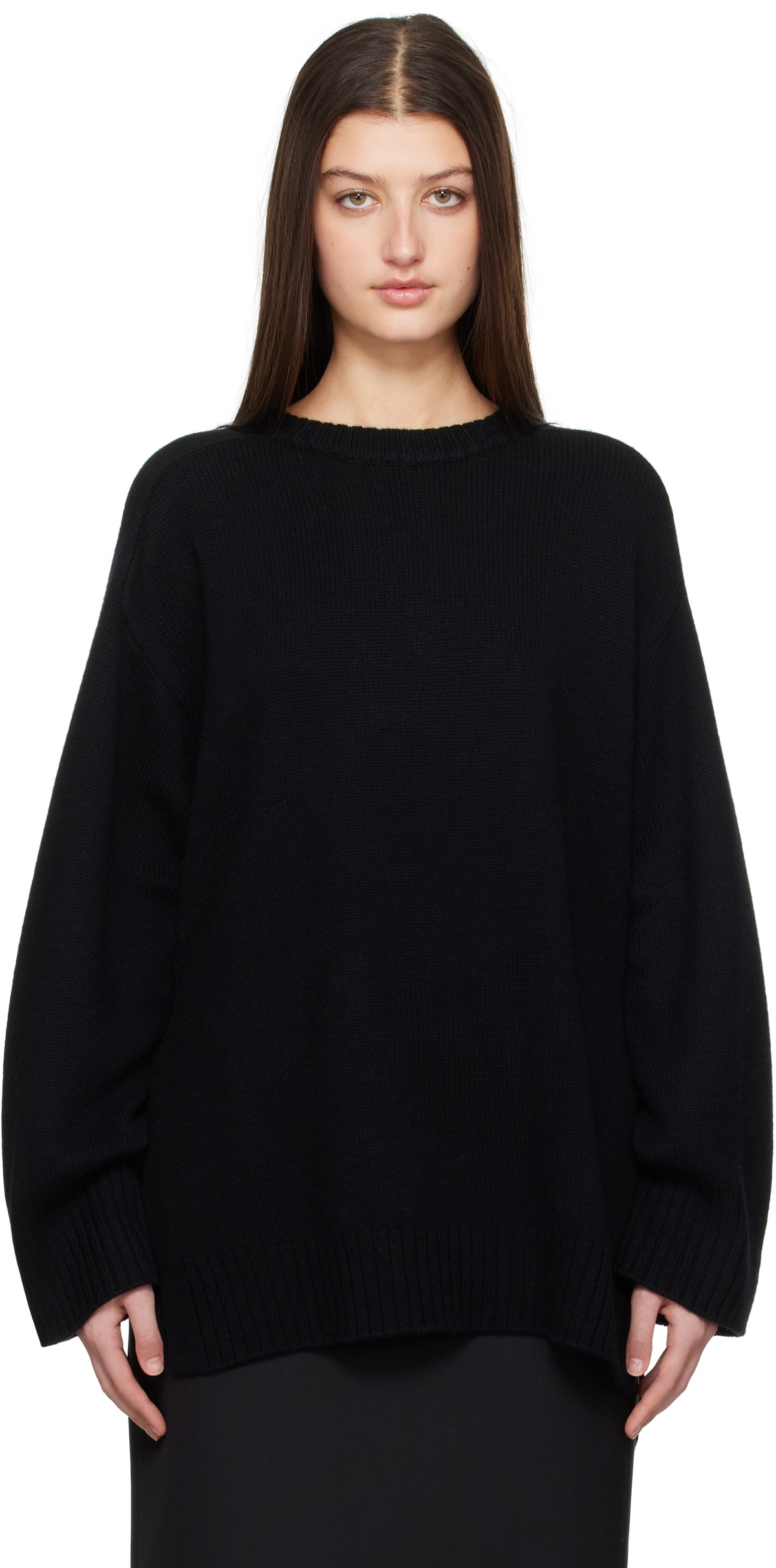 Loulou Studio Black Safi Sweater Loulou Studio