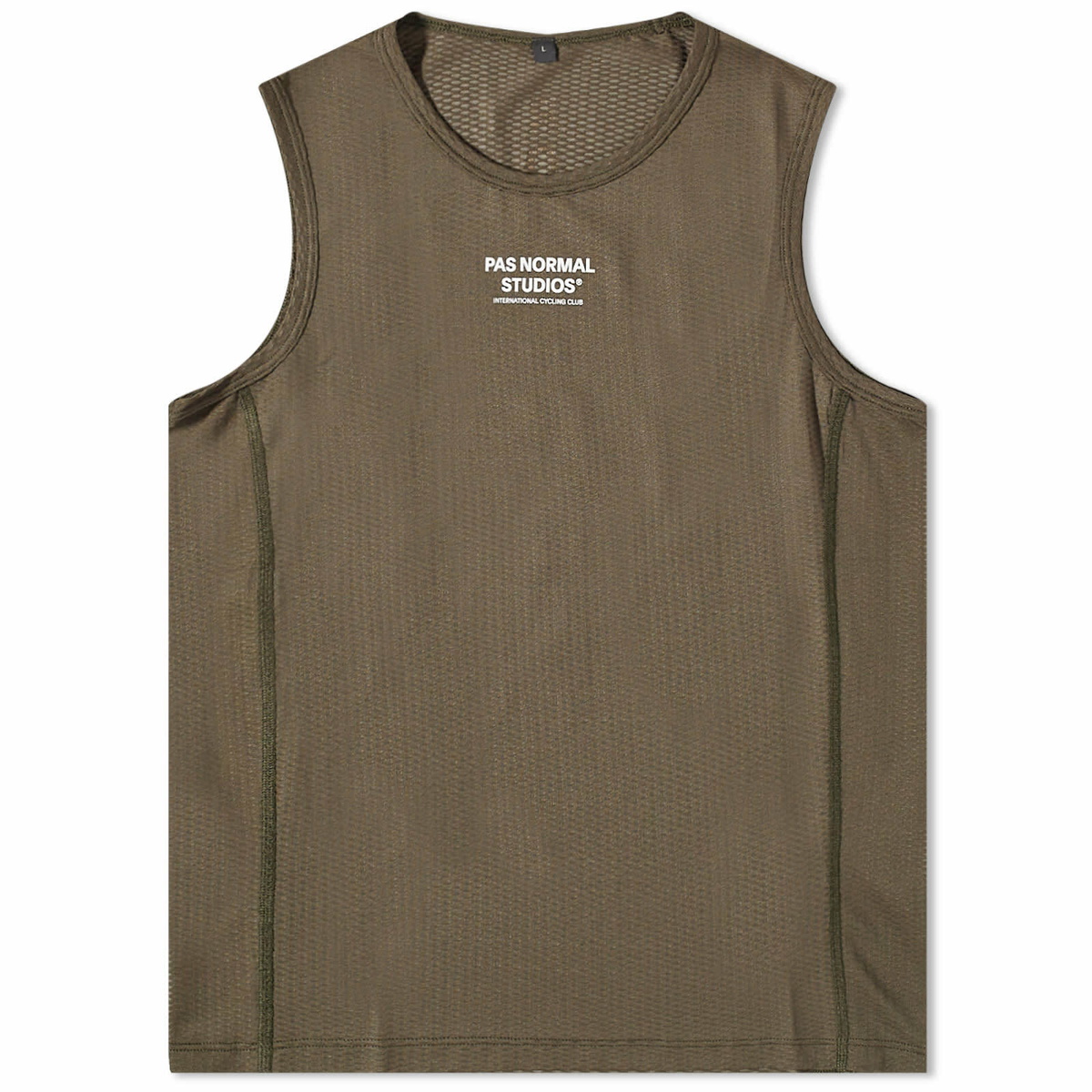 Pas Normal Studios Men's Sleeveless Base Layer in Olive Pas Normal Studios