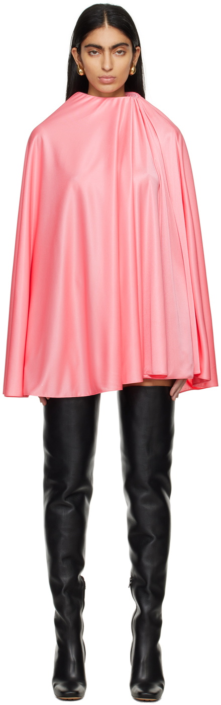 Marie Adam-Leenaerdt Pink Cape Blouse