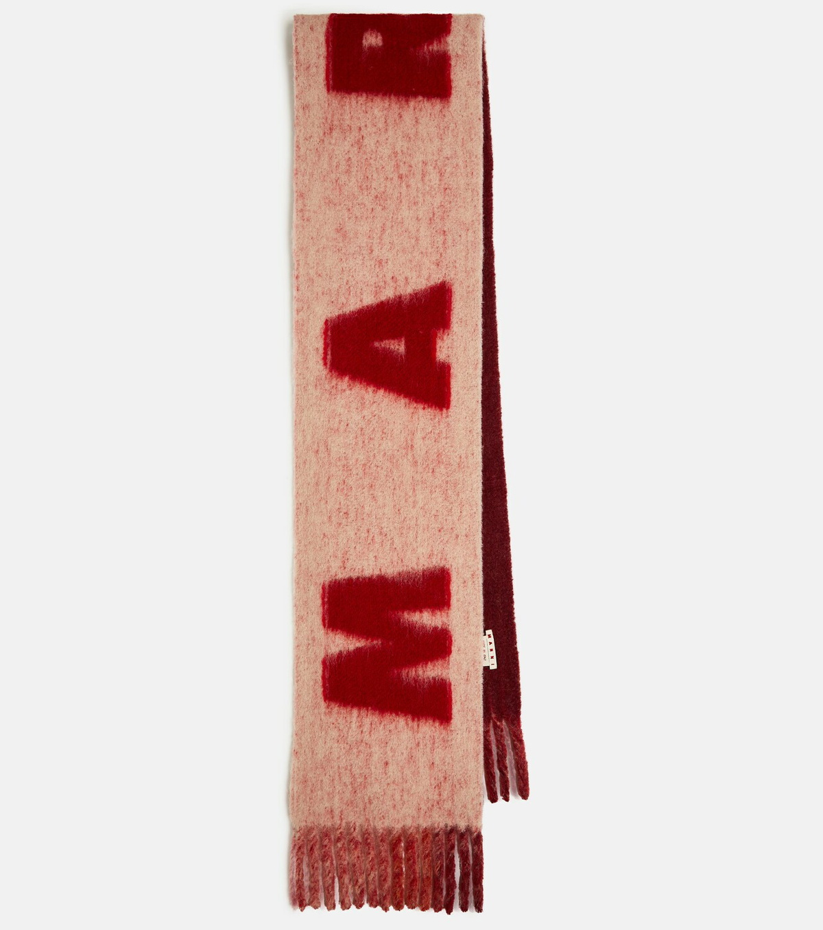 Marni Logo wool-blend scarf Marni
