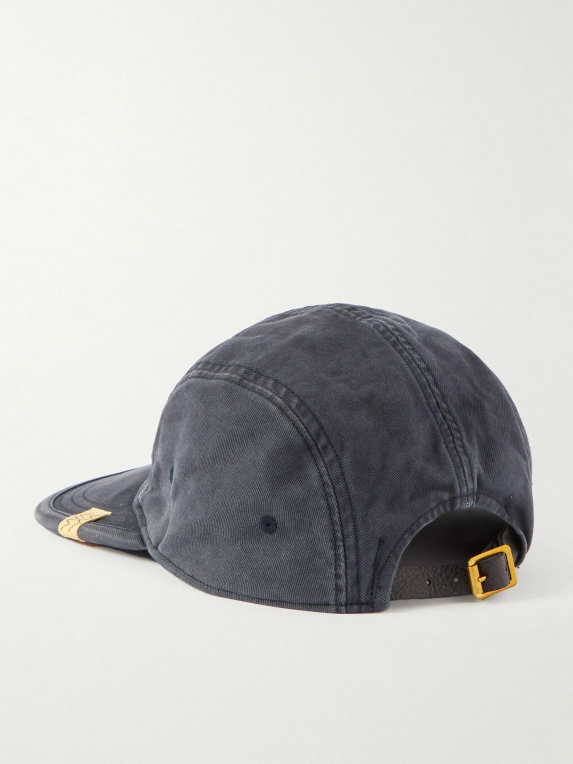 Visvim - Leather-Trimmed Cotton Baseball Cap Visvim