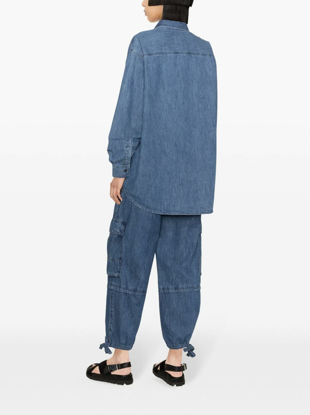 MARANT ETOILE - Verane Denim Cotton Shirt Isabel Marant Etoile