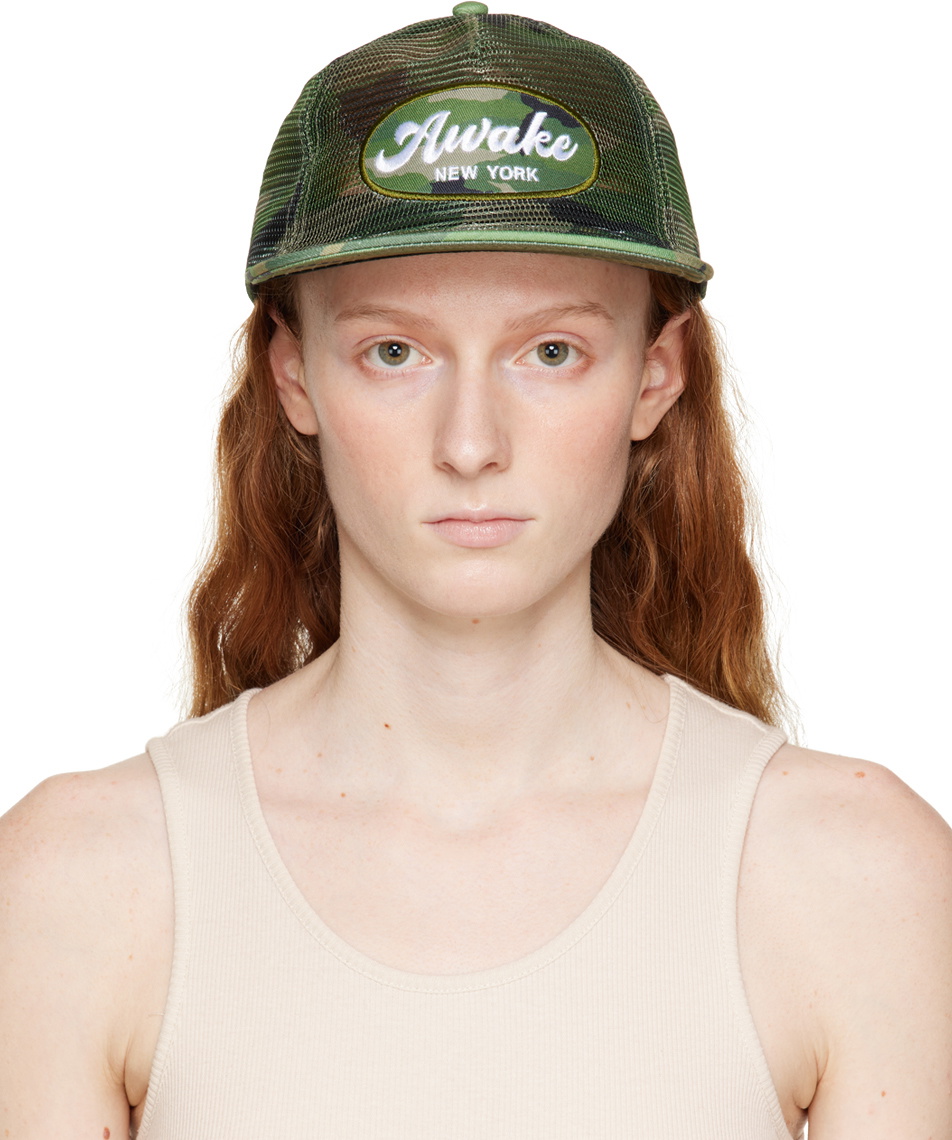 Awake NY Khaki Mesh Cap Awake NY
