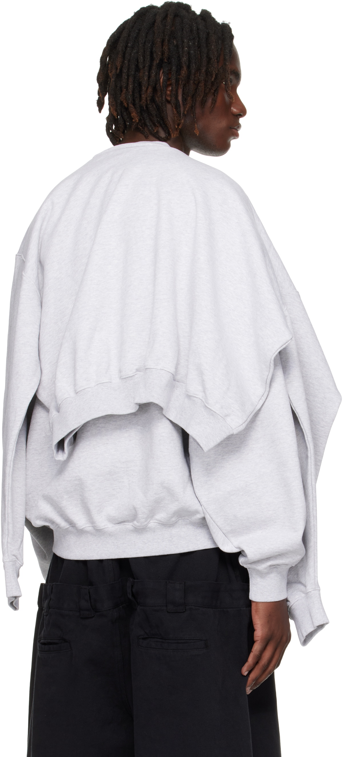 VETEMENTS Gray Double Layered Sweatshirt Vetements