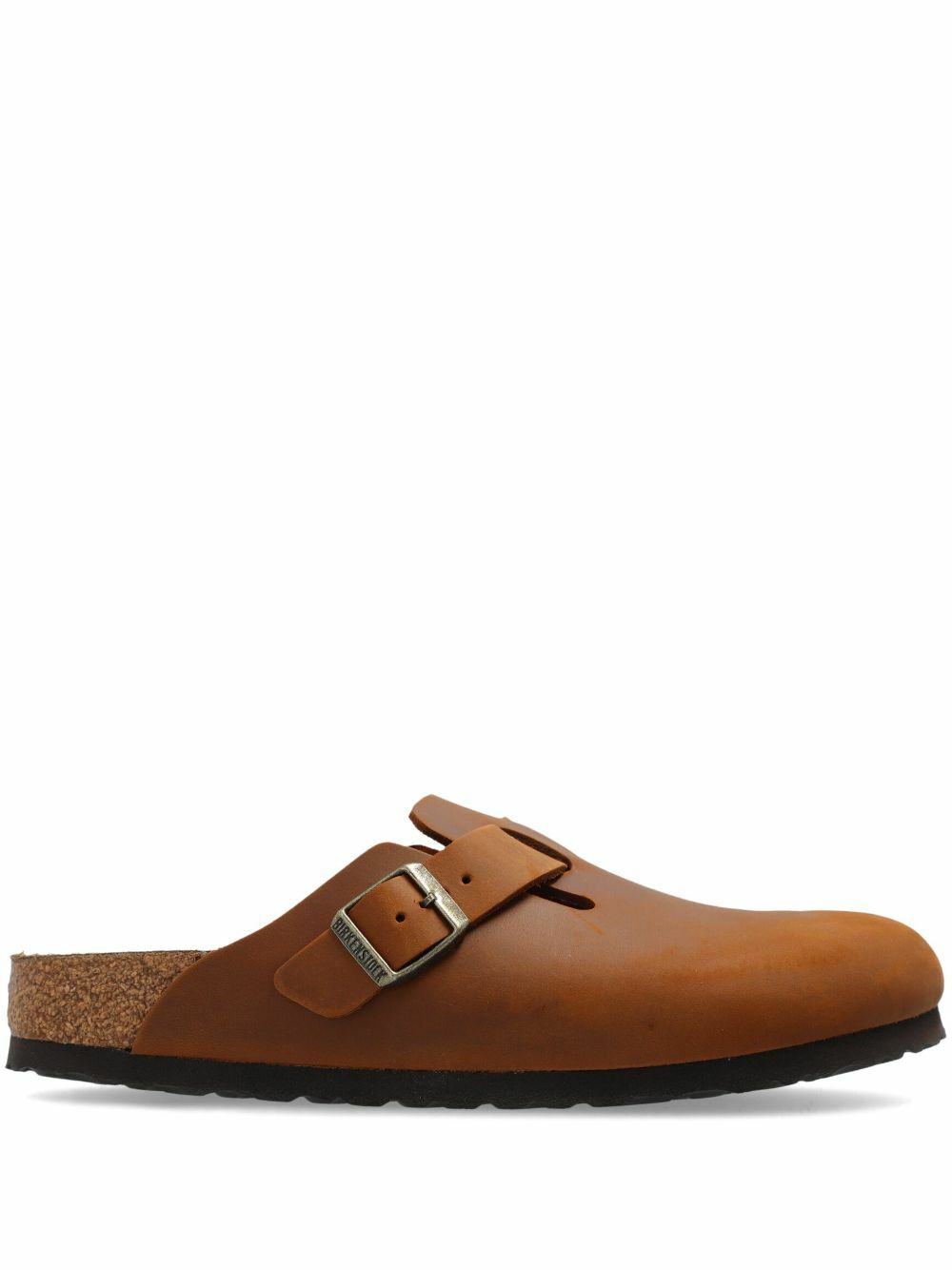 BIRKENSTOCK - Boston Oiled Leather Slippers Birkenstock