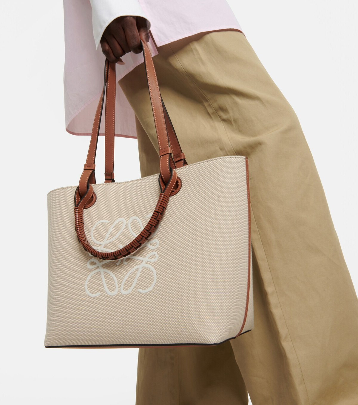 Loewe - Anagram Small canvas tote Loewe
