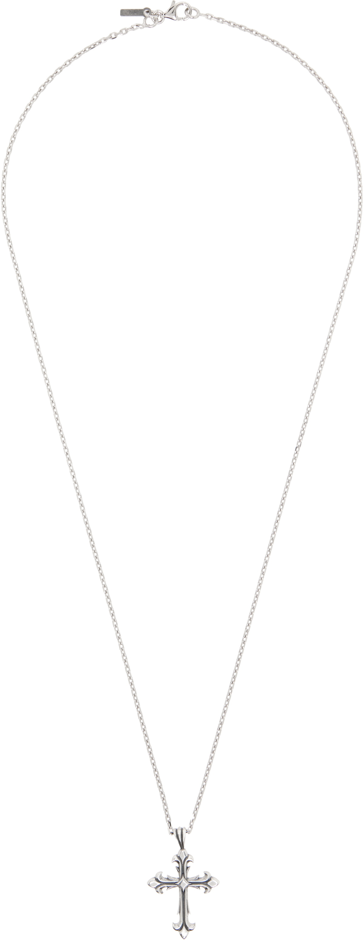 Emanuele Bicocchi Medium Fleury Cross Necklace Emanuele Bicocchi